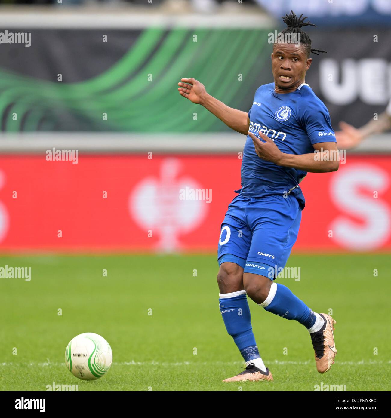 GHENT - Gift Orban of KAA Gent during the UEFA Conference League ...