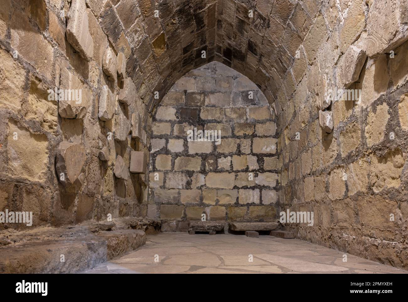 Stone castle interior hi-res stock photography and images - Alamy