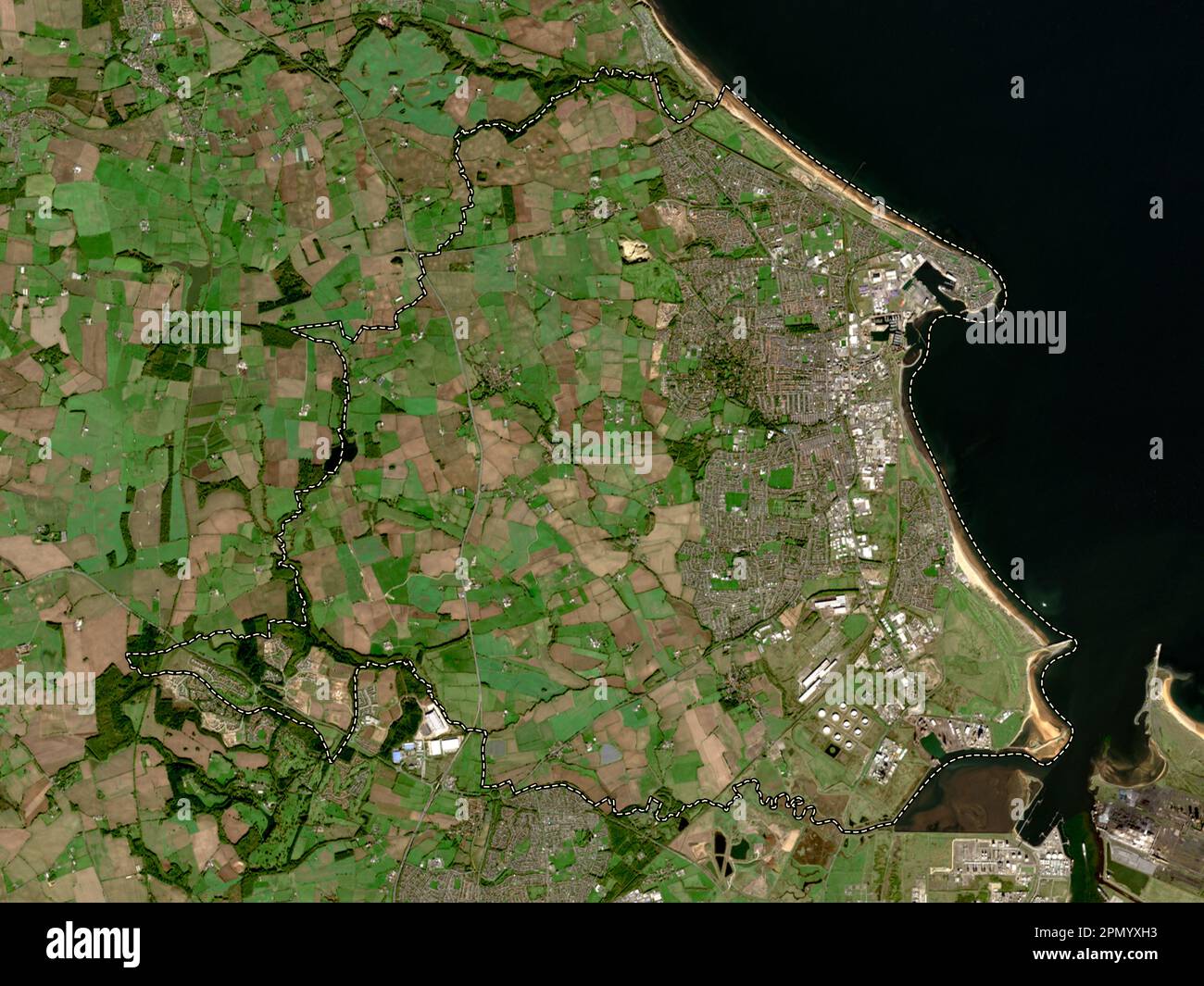 Map of hartlepool hi-res stock photography and images - Alamy