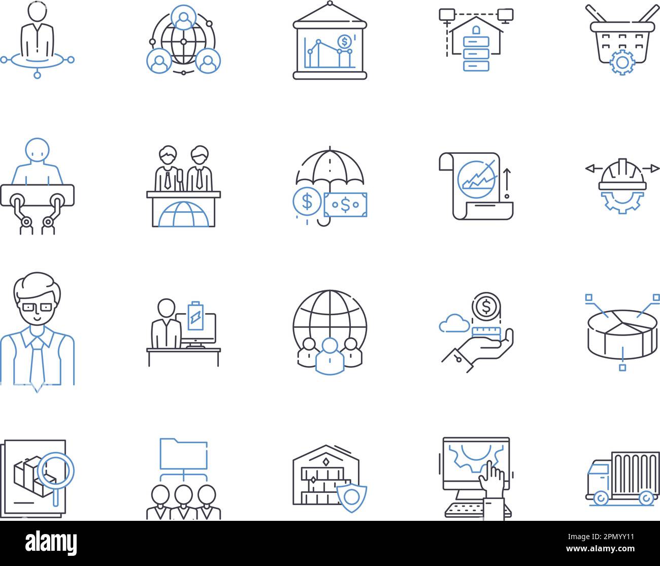 Factory production outline icons collection. Manufacture, Factory ... Factory production outline icons collection. Manufacture, Factory ...
