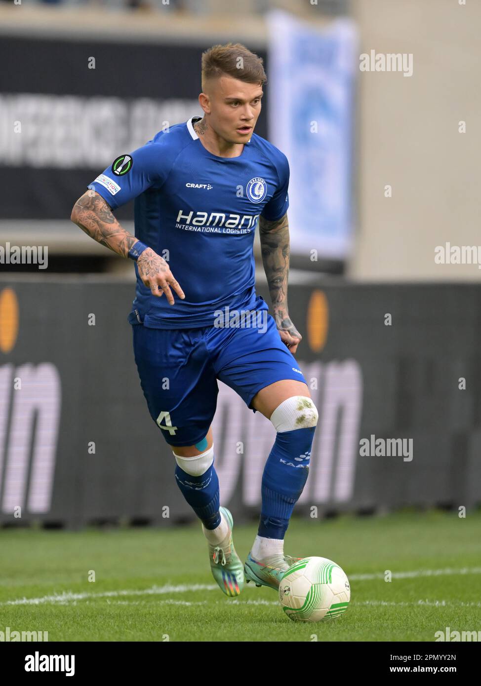 GENT - Kamil Piatkowski of KAA Gent during the UEFA Conference League ...