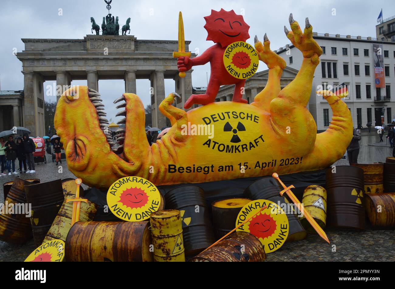 Berlin, Germany - April 15, 2023 - Germany switches off its last three ...