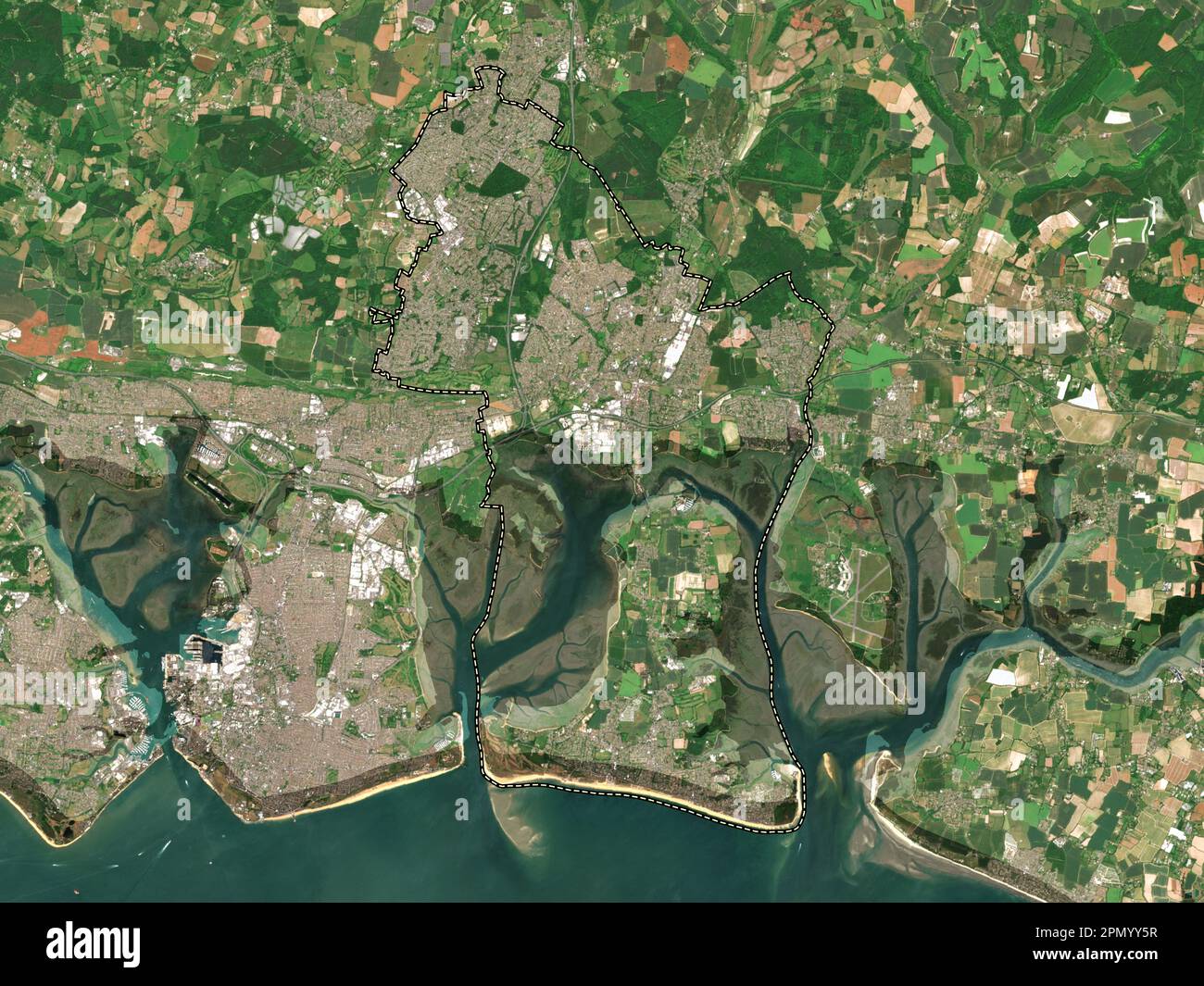 Waterlooville map hi-res stock photography and images - Alamy