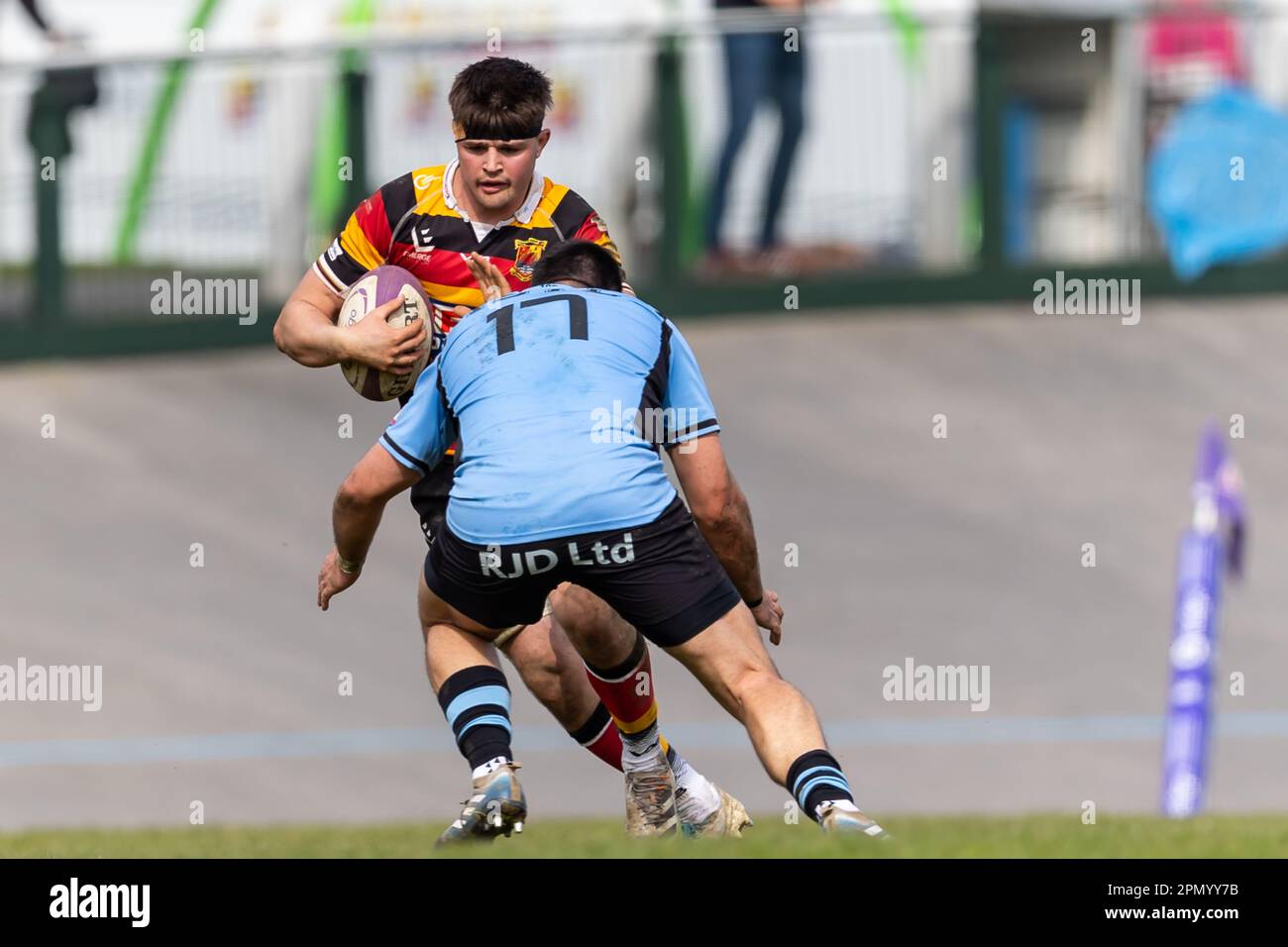15th April 2023; Carmarthen Park, Carmarthen, Wales: Indigo Premiership ...