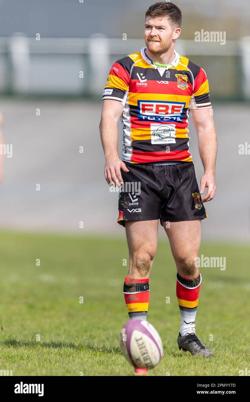 15th April 2023; Carmarthen Park, Carmarthen, Wales: Indigo Premiership ...