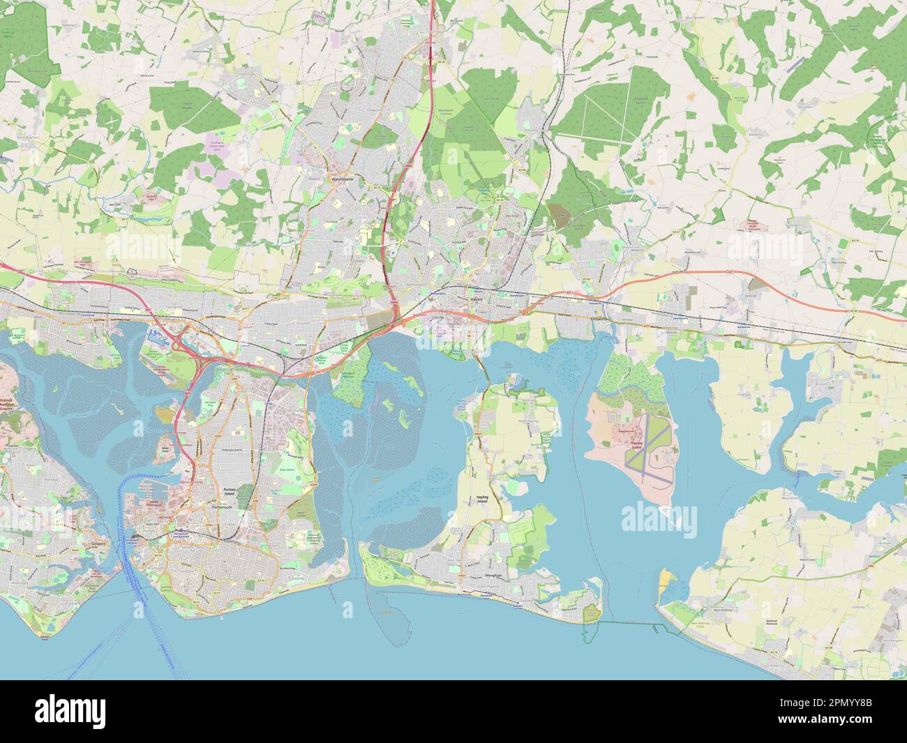 Map of waterlooville hi-res stock photography and images - Alamy