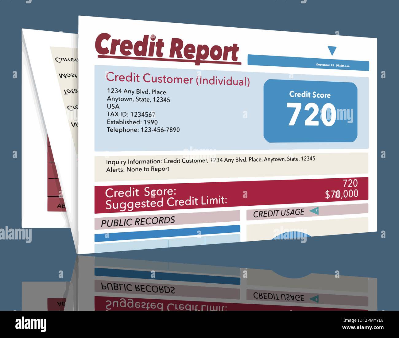 Good grades, report card Stock Vector Images - Alamy