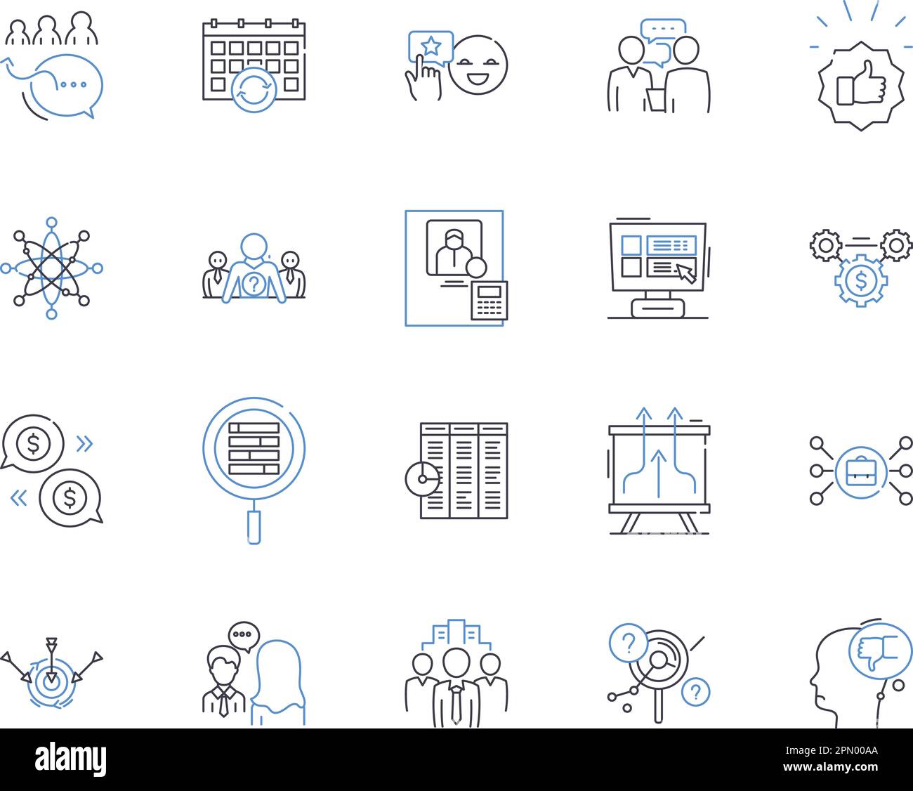Partner connections outline icons collection. Partner, Connections ... Partner connections outline icons collection. Partner, Connections ...