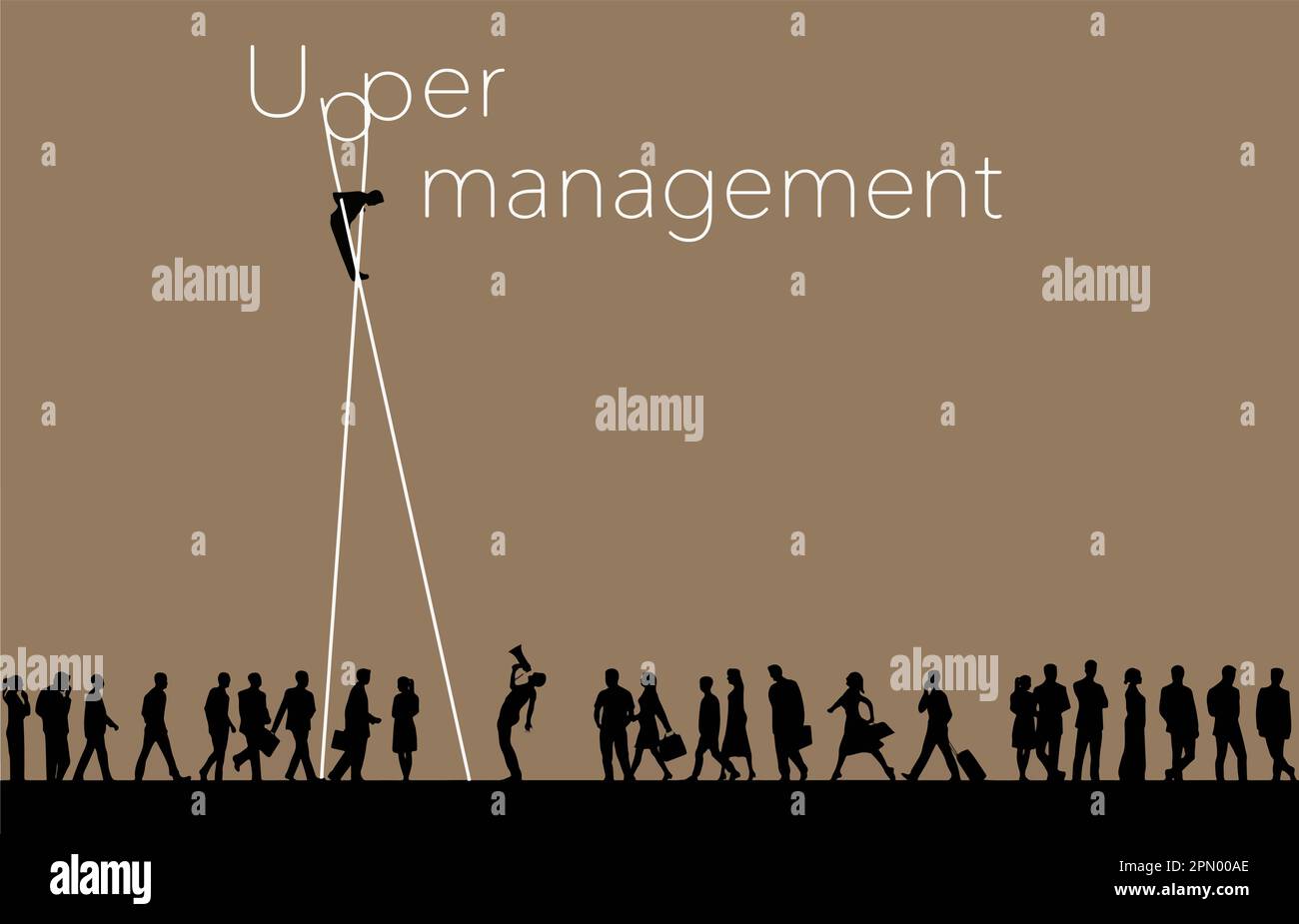 Business man stilts Stock Vector Images - Alamy