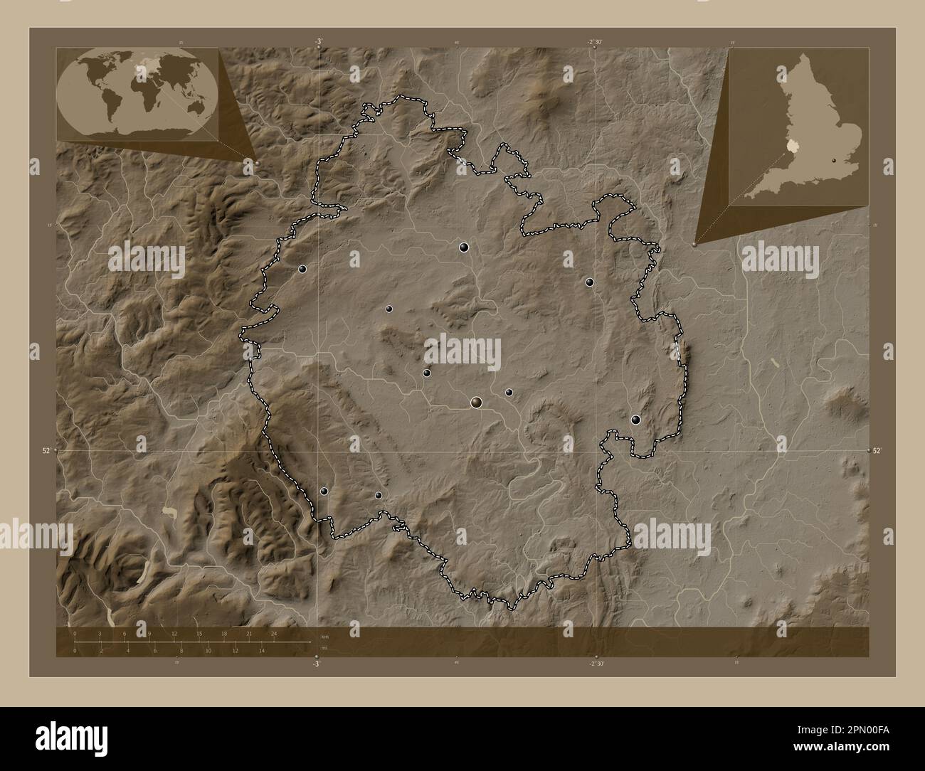 Map of bromyard hi-res stock photography and images - Alamy