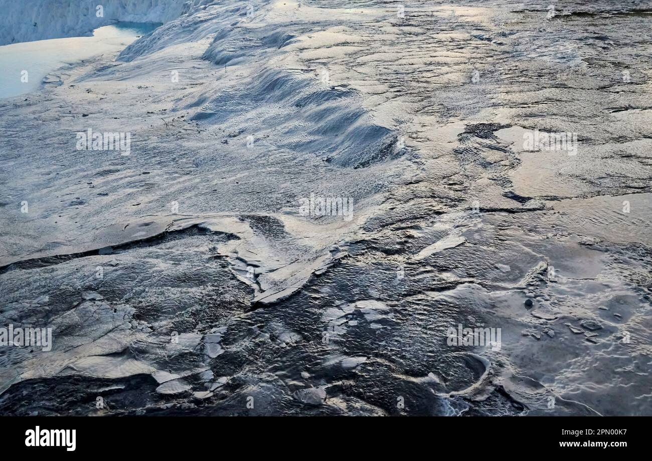 An aerial perspective of the idyllic landscape surrounding the ...