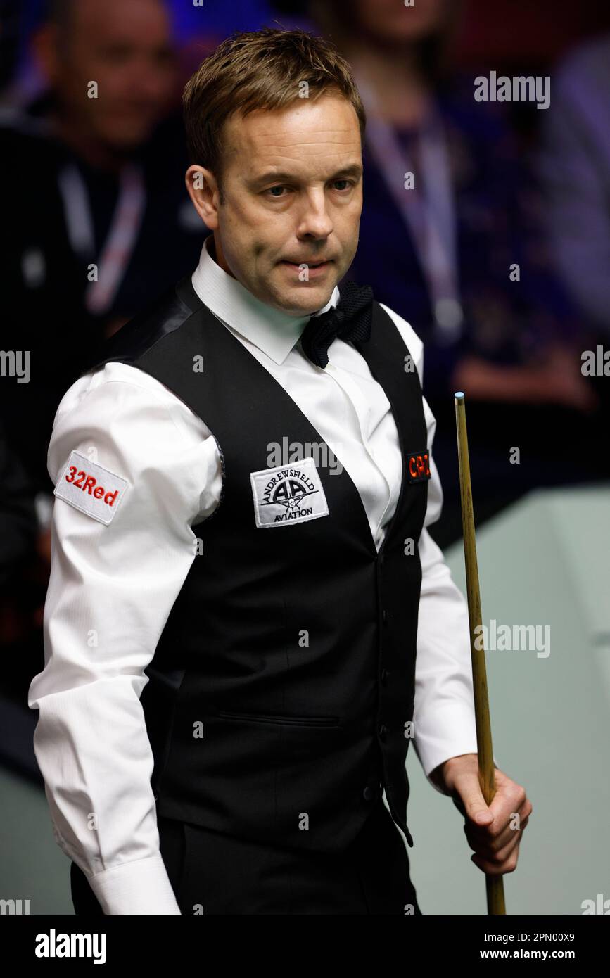 Ali Carter during day one of the Cazoo World Snooker Championship at ...