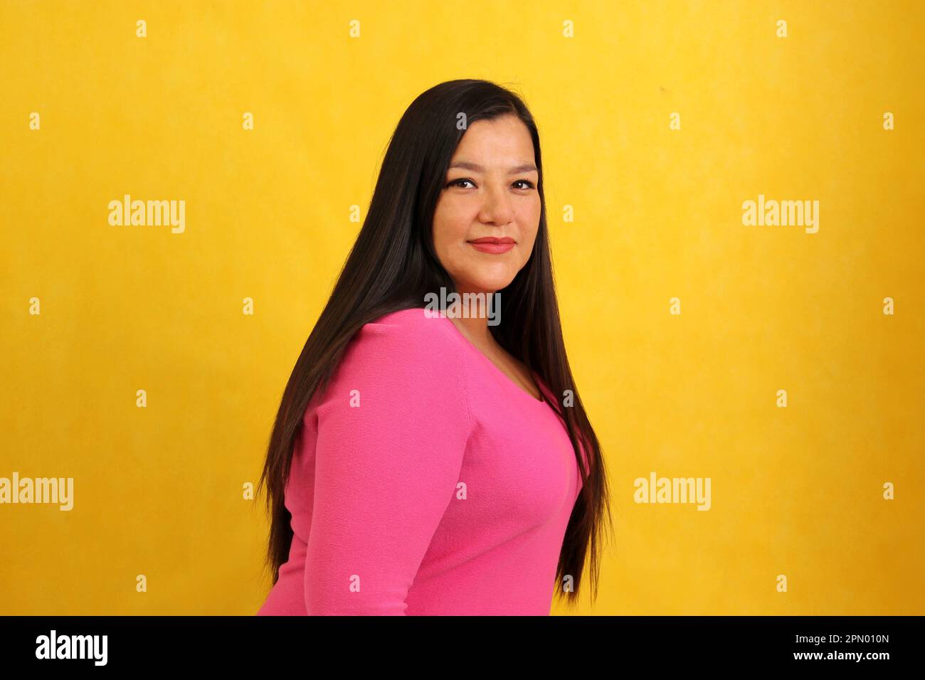 Overweight Hispanic Woman