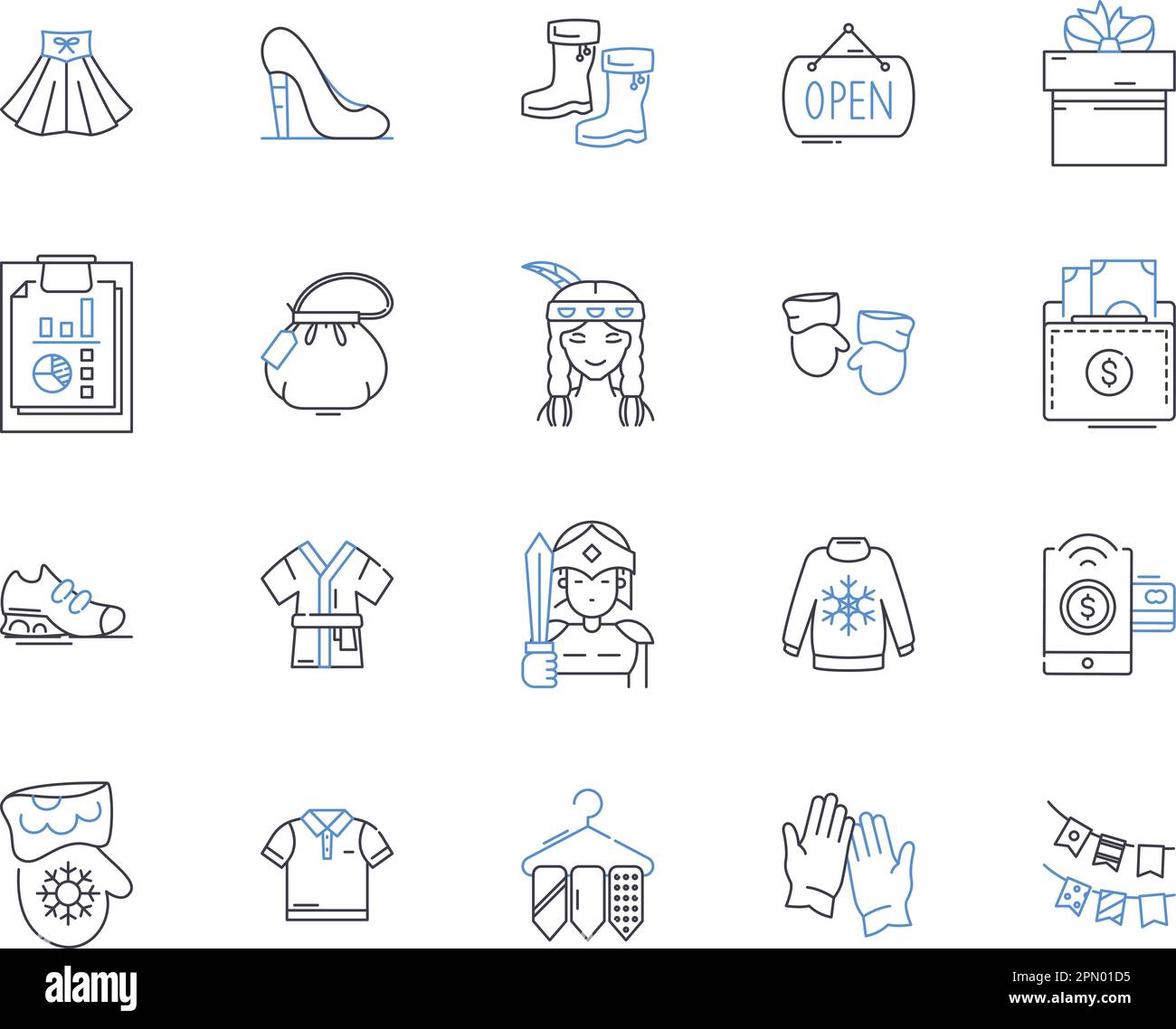 Fashion factory outline icons collection. Fashion, Factory, Garment ...