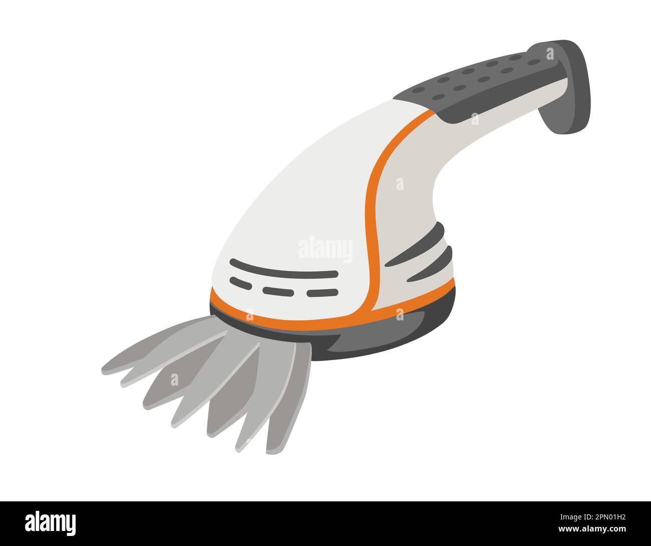 Brush cutter vector illustration isolated on white background Stock ...