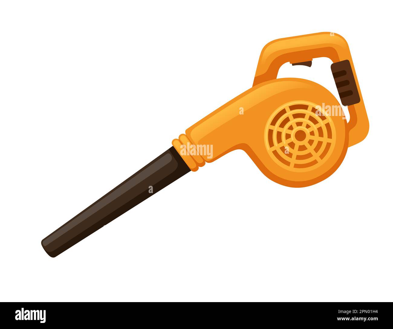 Handheld blower gardeding vacuum cleaner vector illustration isolated ...