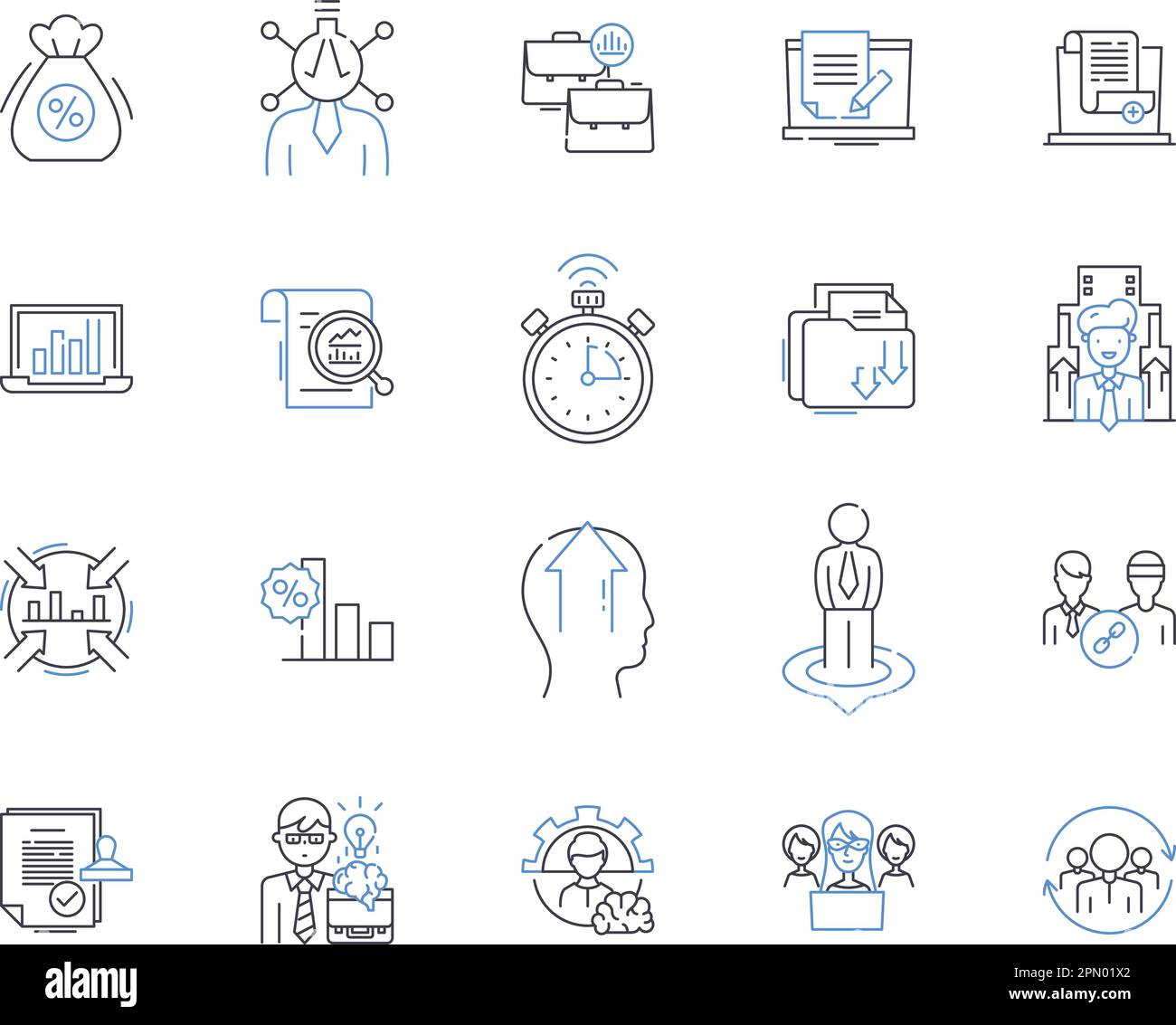 Corporation outline icons collection. Company, Entity, Business ...