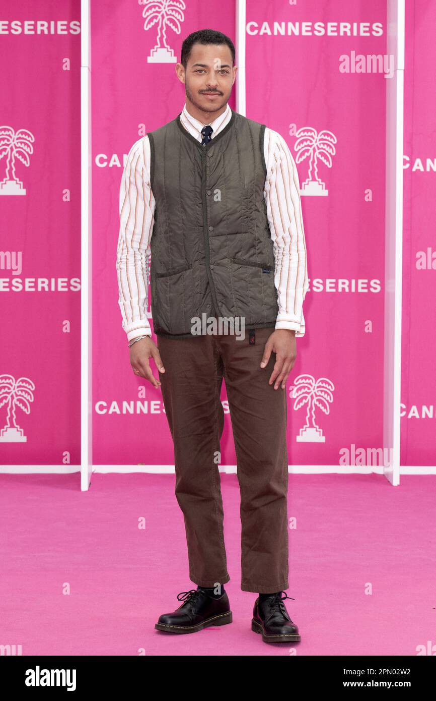 Cannes, France. 15th Apr, 2023. Daryl McCormack poses on the pink ...
