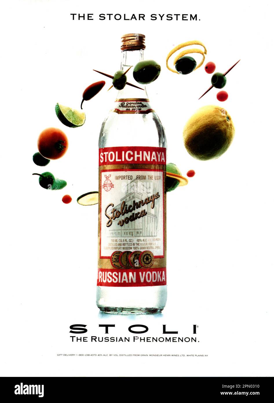 Stolichnaya advertisement hi-res stock photography and images - Alamy