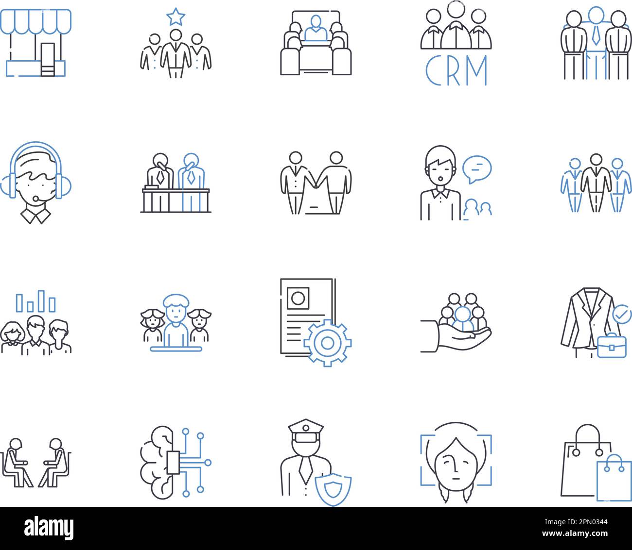 Career growth outline icons collection. Career, Growth, Progression ...