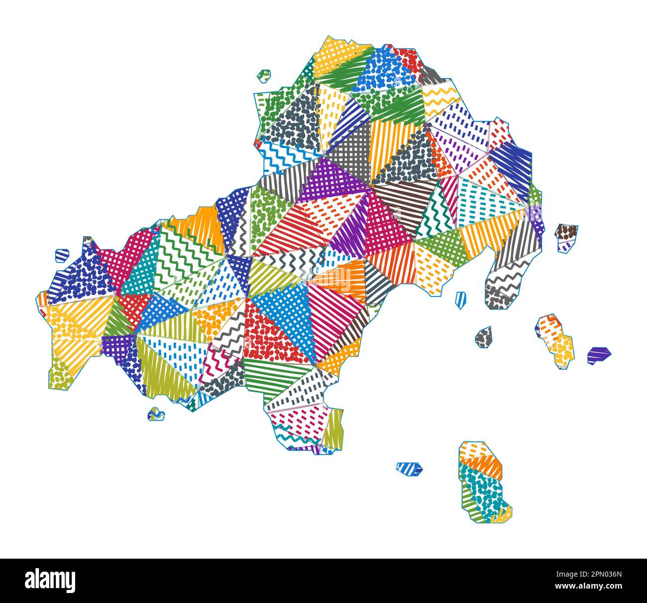 Skiathos map hi-res stock photography and images - Alamy