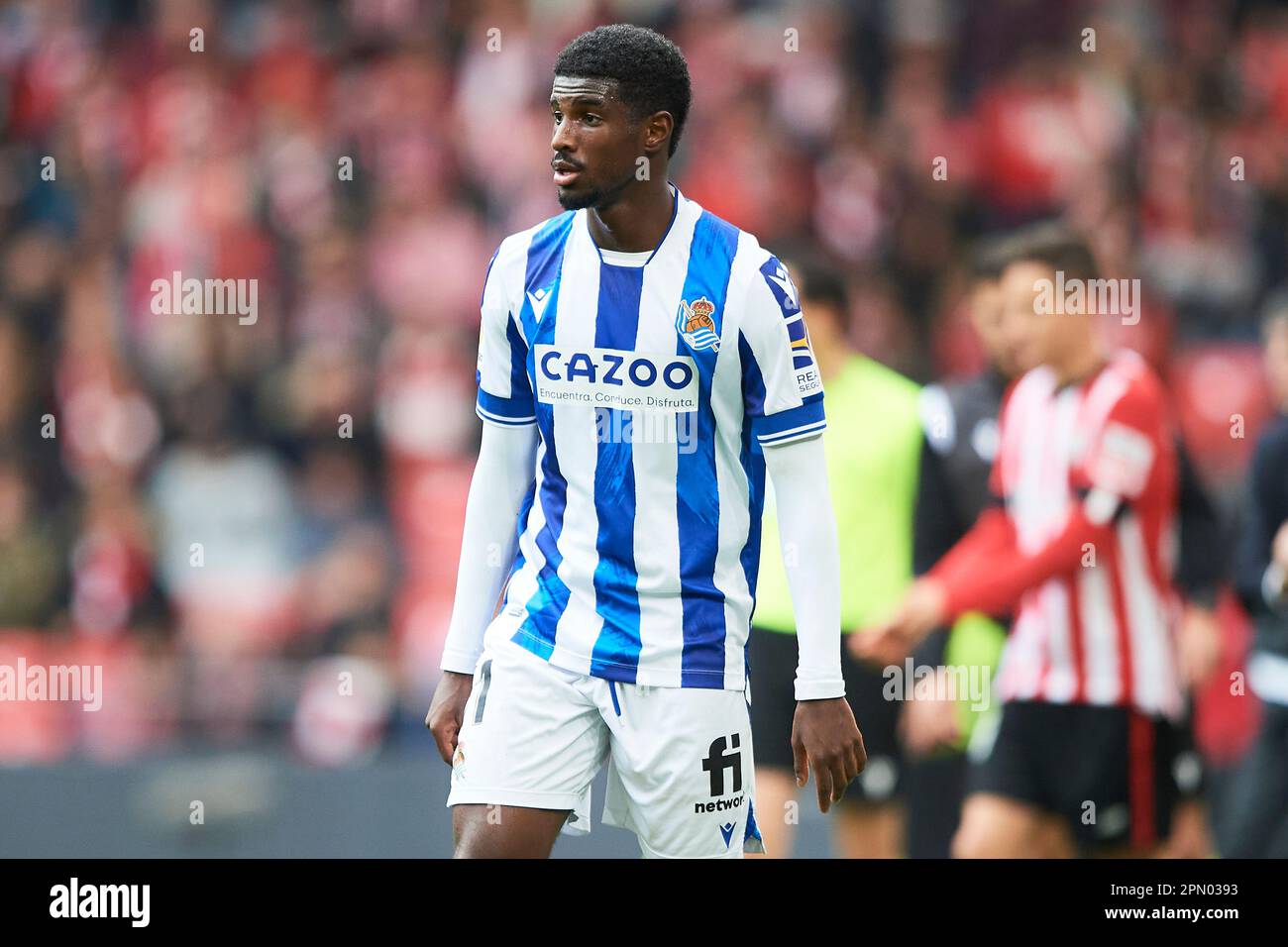 Mohamed Ali-Cho of Real Sociedad during the La Liga match between ...