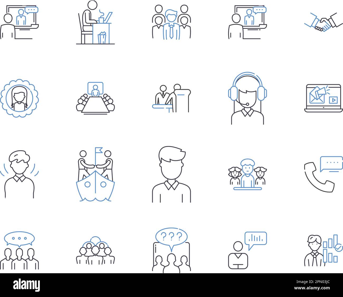 Shop and client outline icons collection. shop, client, customer ...