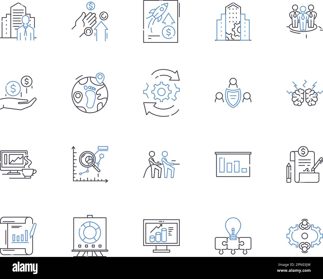 Business growth outline icons collection. Success, Expansion ... Business growth outline icons collection. Success, Expansion ...