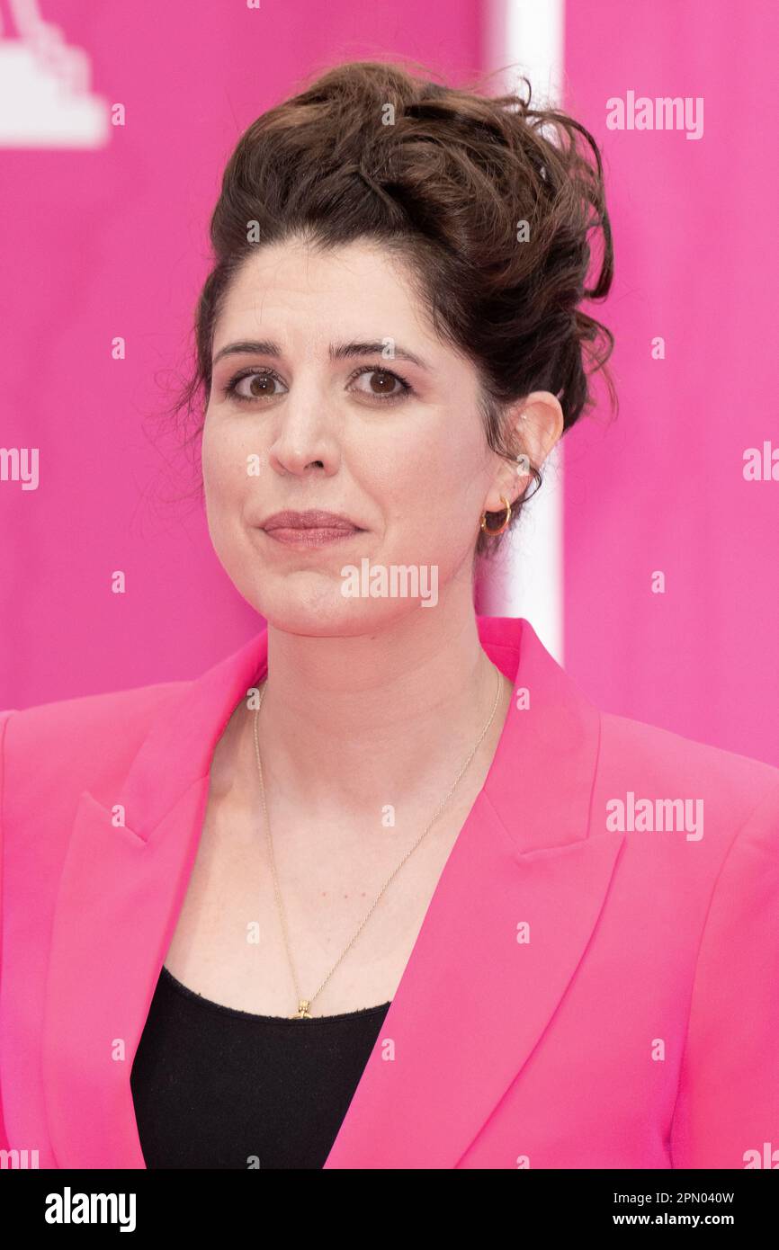 Cannes, France. 15th Apr, 2023. Alice Birch poses on the pink carpet ...