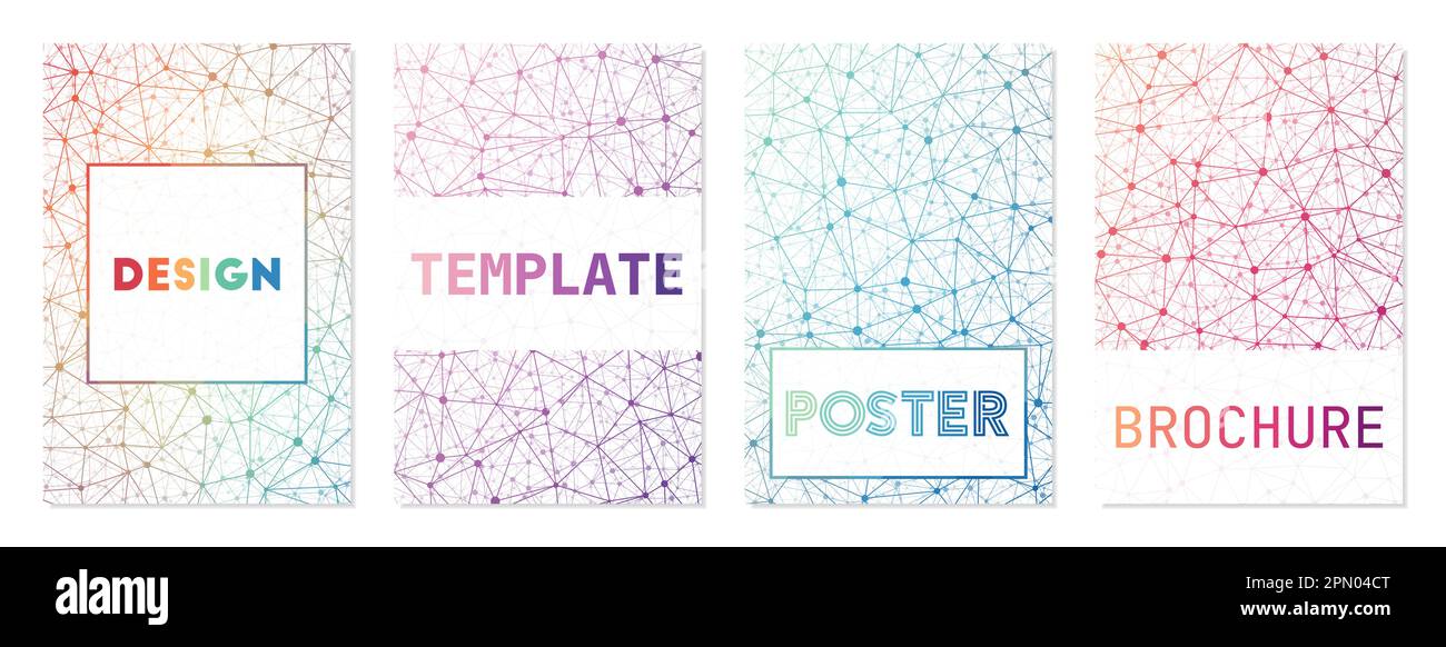 Beautiful cover templates set. Can be used as cover, banner, flyer ...