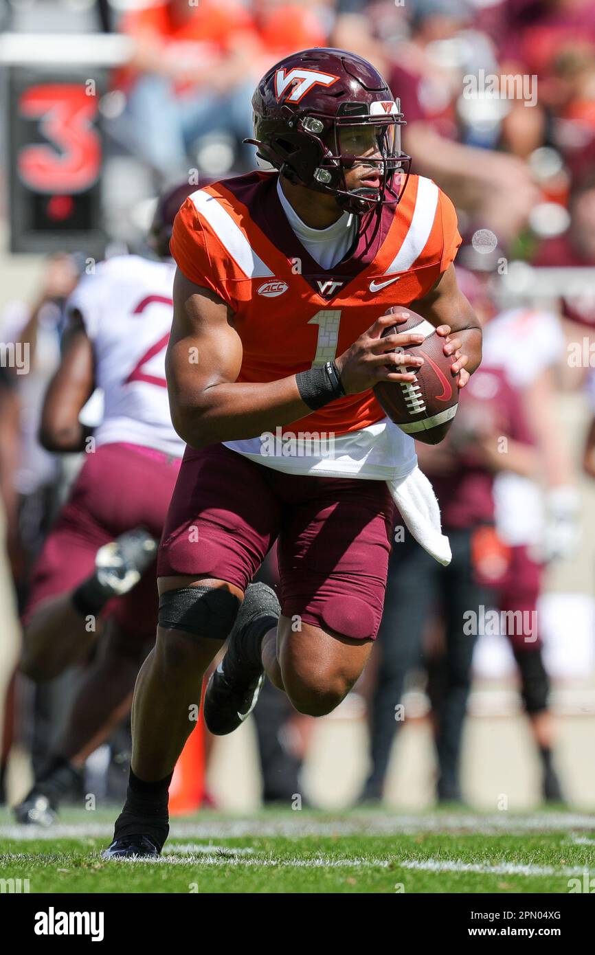 Blacksburg, Virginia, USA. 15th Apr, 2023. Virginia Tech Hokies ...