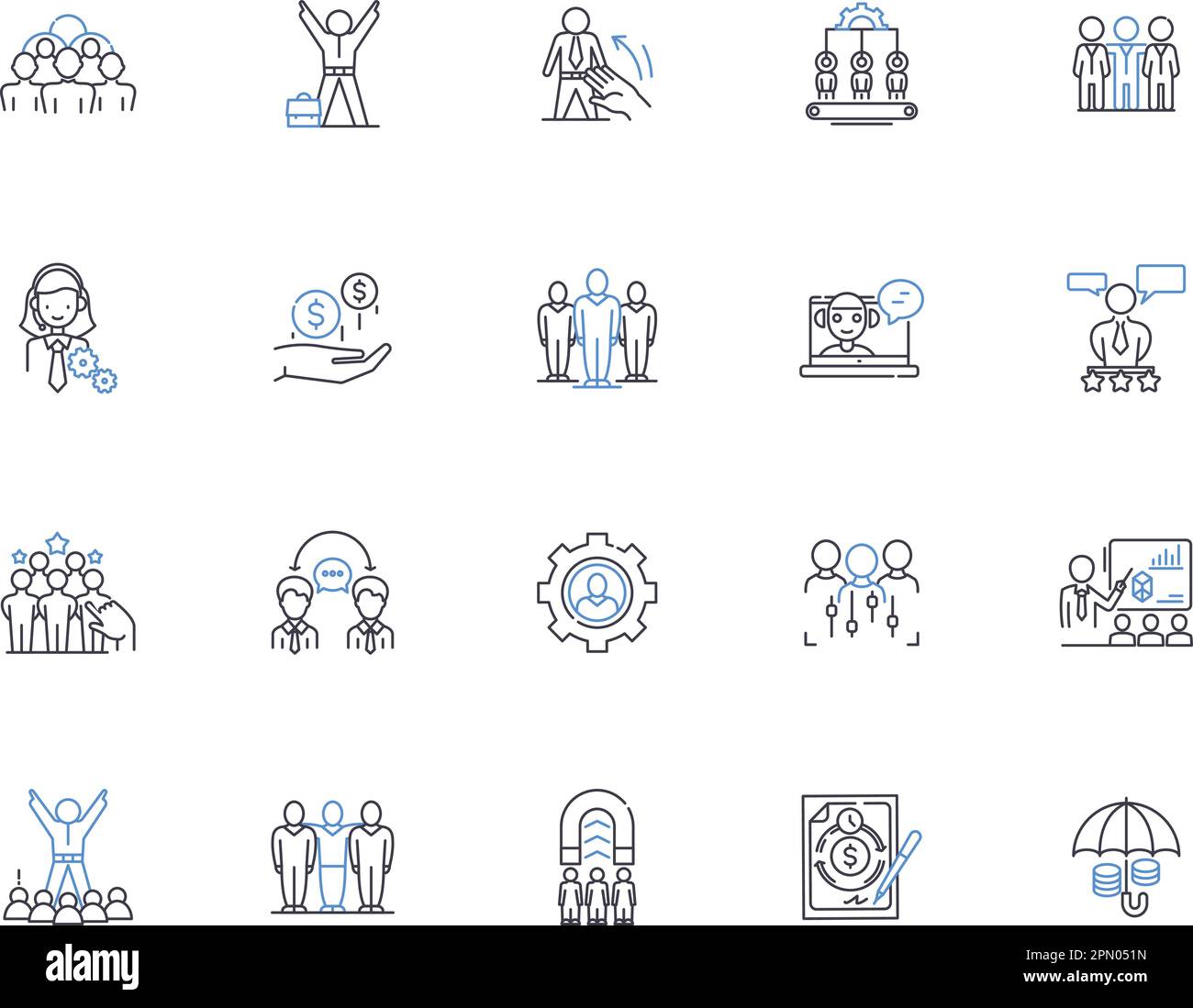 Coaching and mentorship outline icons collection. Mentoring, Coaching ...