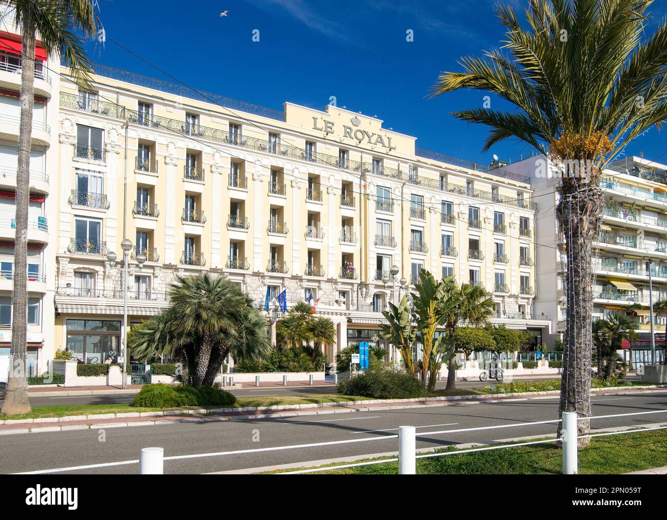 "Le Royal" Hotel in Nice, French riviera Stock Photo - Alamy