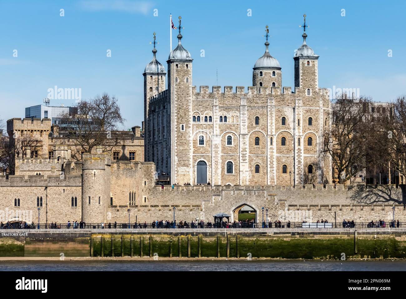 View of the Tower of London Stock Photo - Alamy