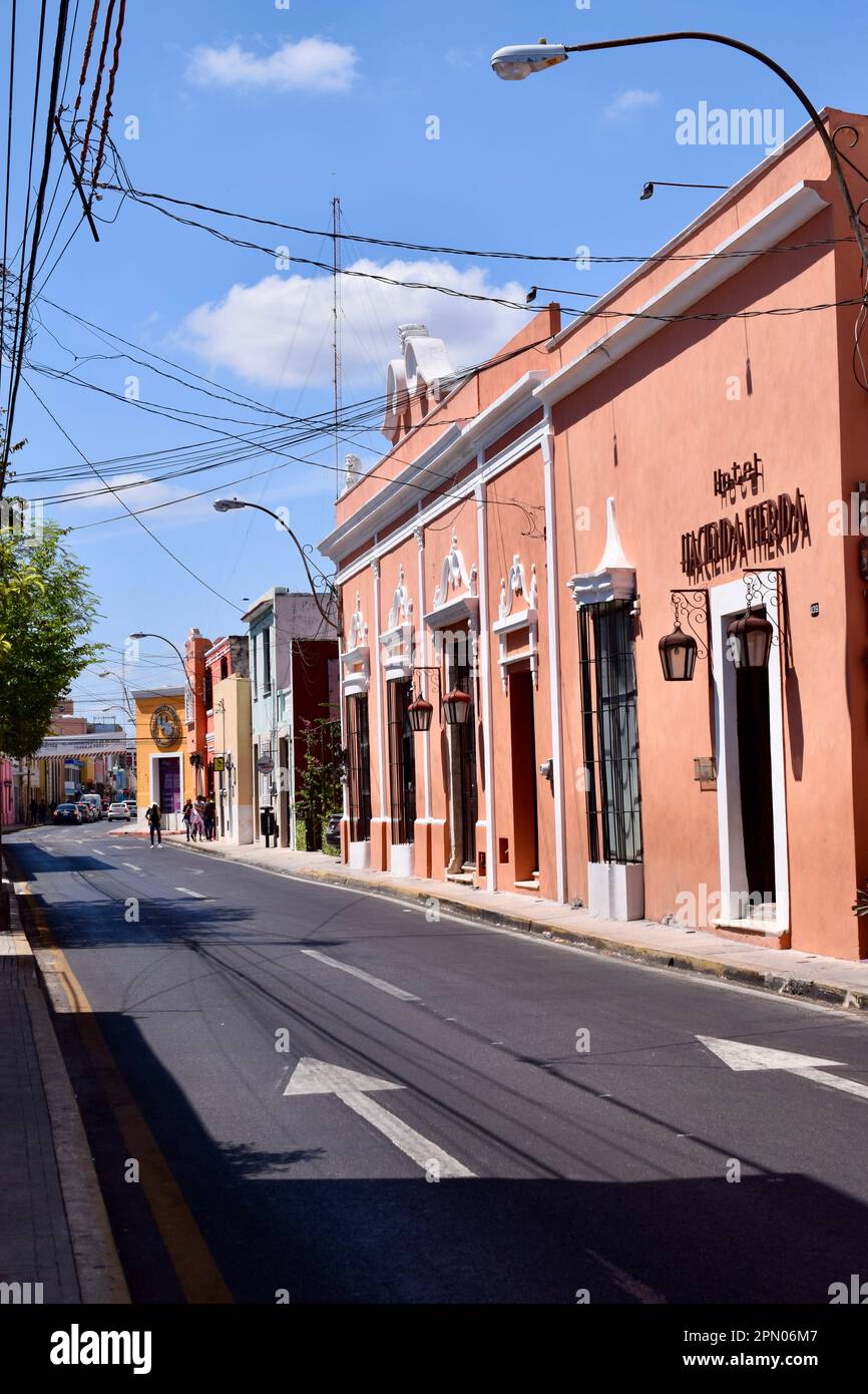 A colorful street in Merida, Yucatan, Mexico Stock Photo - Alamy