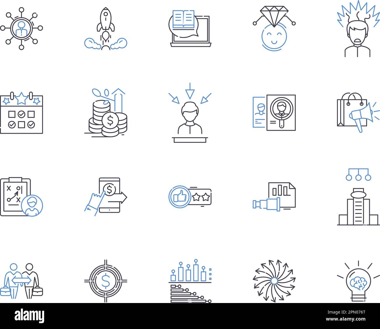 Entrepreneurship and Innovation outline icons collection ... Entrepreneurship and Innovation outline icons collection ...