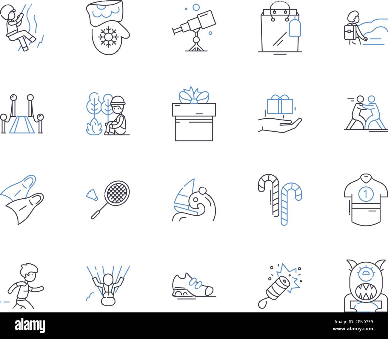 Leisure ans sport outline icons collection. Sports, Leisure, Games ...