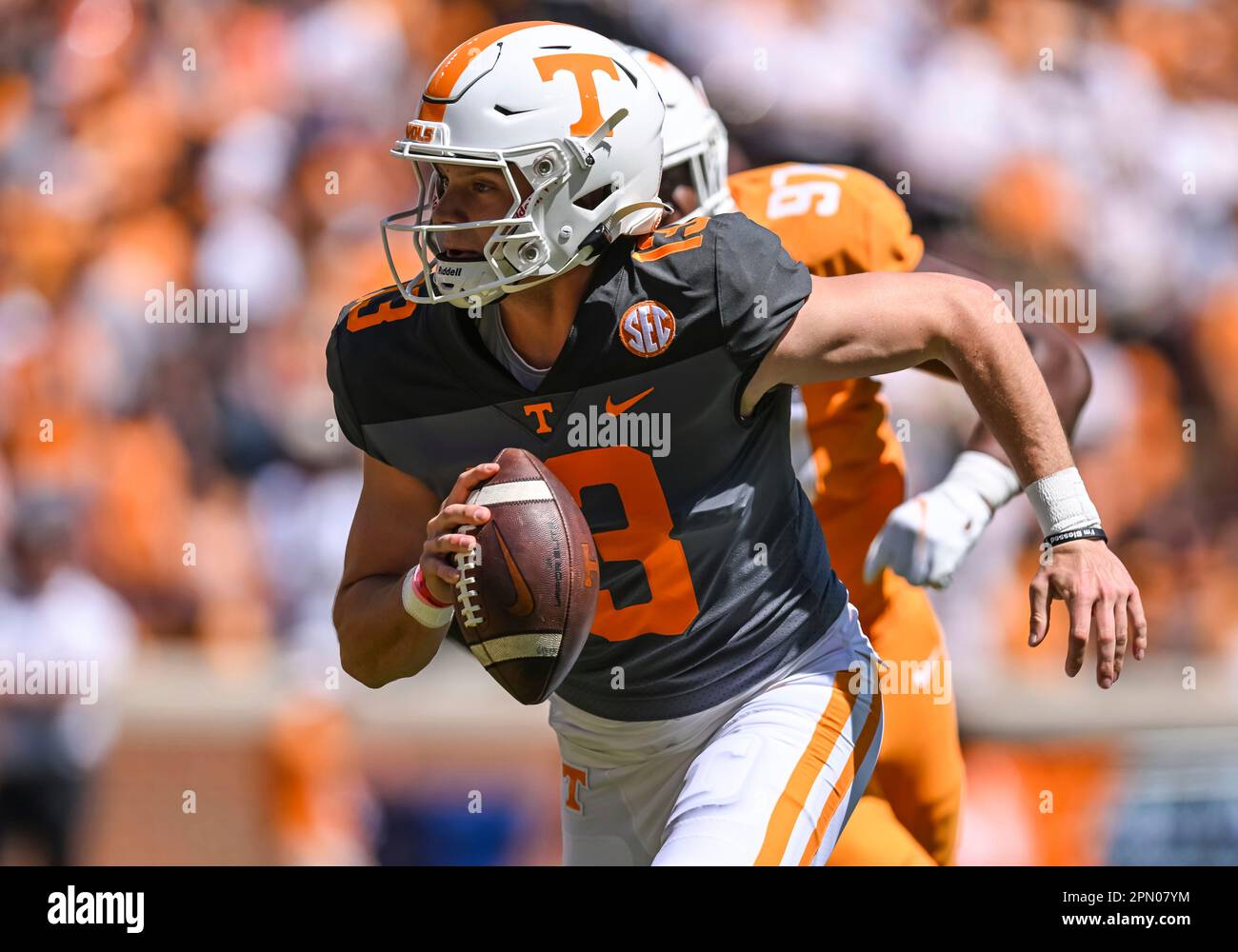 KNOXVILLE, TN - APRIL 15: Tennessee Volunteers quarterback Gaston Moore ...