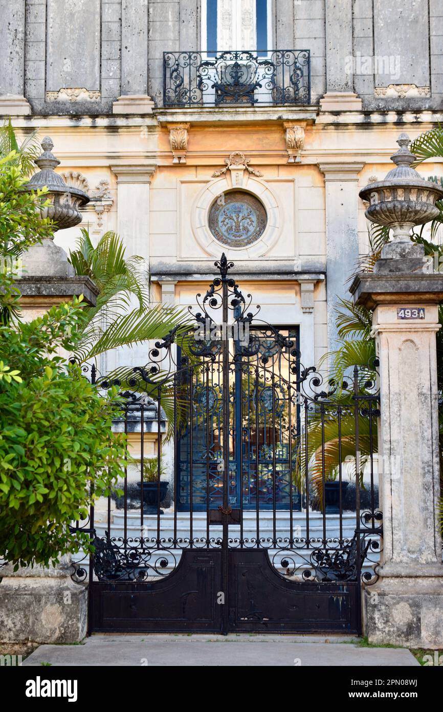 One of the twin mansions on Paseo Montejo in the historic city of ...