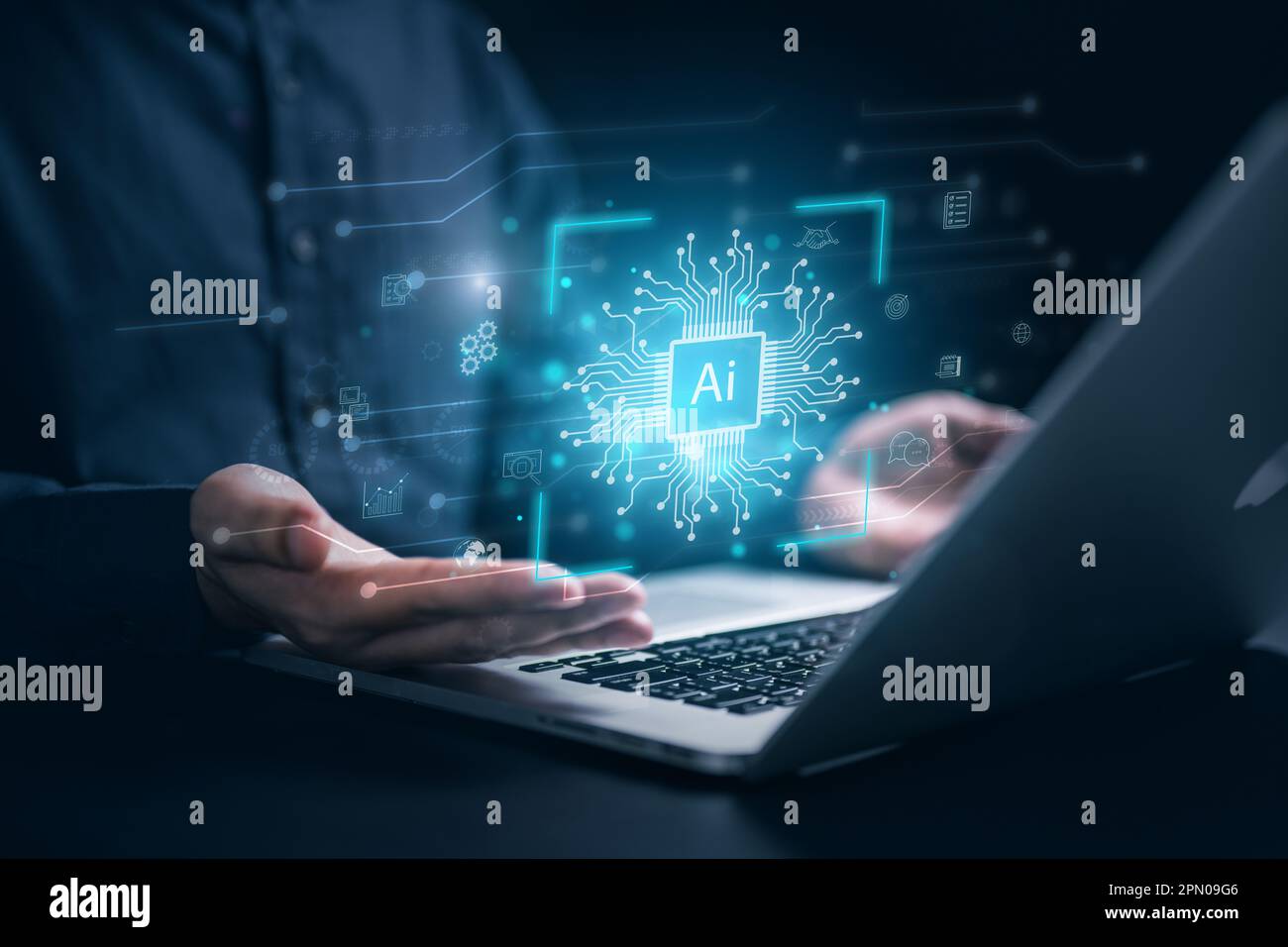 Human life with Artificial Intelligence, Data in computer technology ...