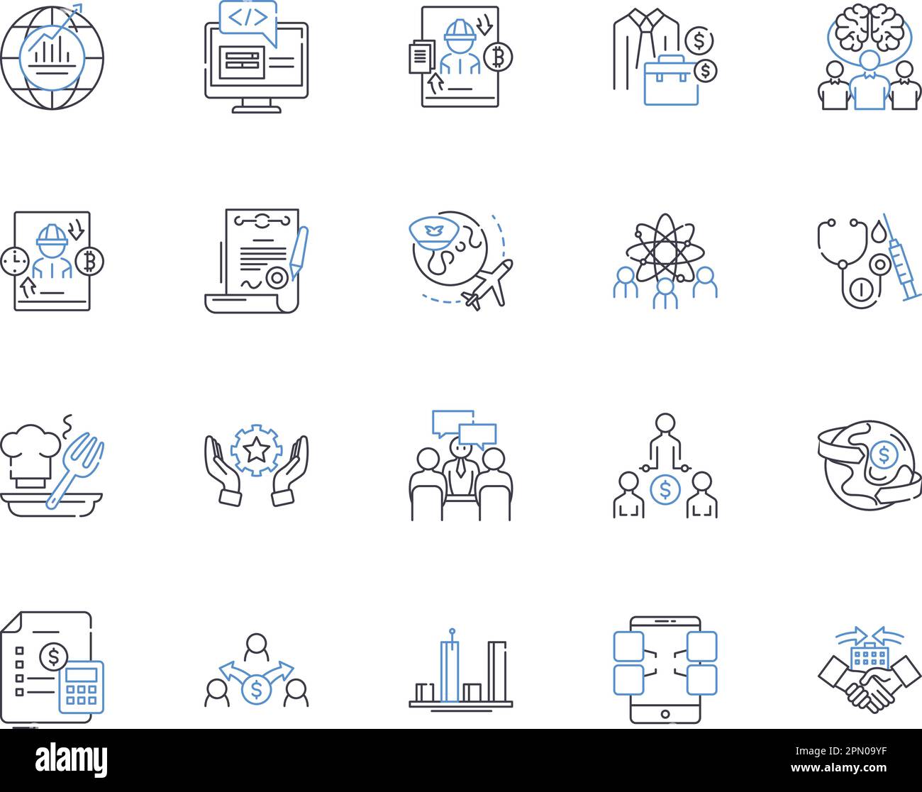 Incubators and Accelerators outline icons collection. Incubators ...