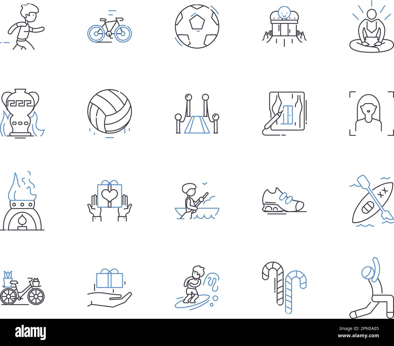 Art therapy outline icons collection. Art, Therapy, Painting, Drawing ...