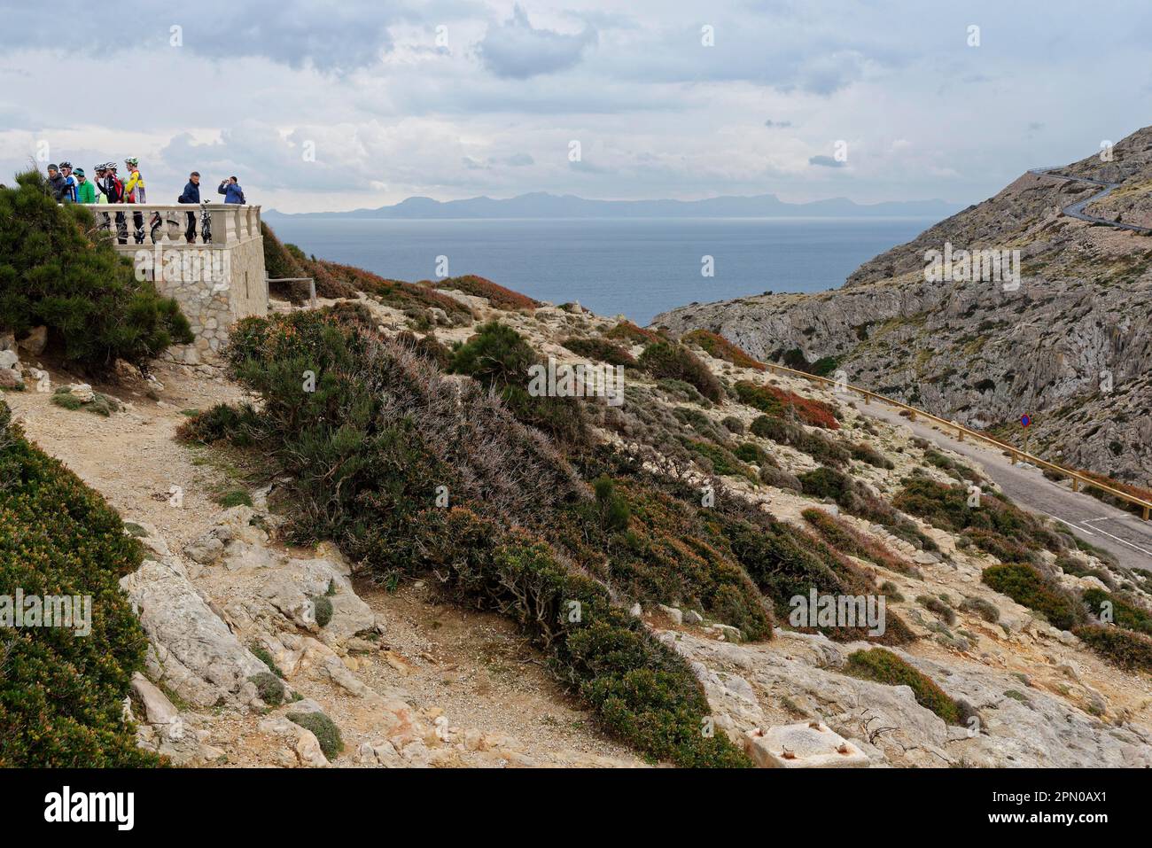 Cap formentor mallorca bicycle hi-res stock photography and images - Alamy