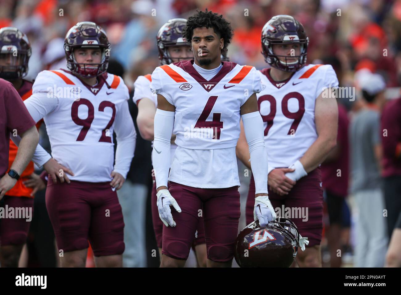 Blacksburg, USA. 15th Apr, 2023. April 15, 2023: Virginia Tech Hokies ...