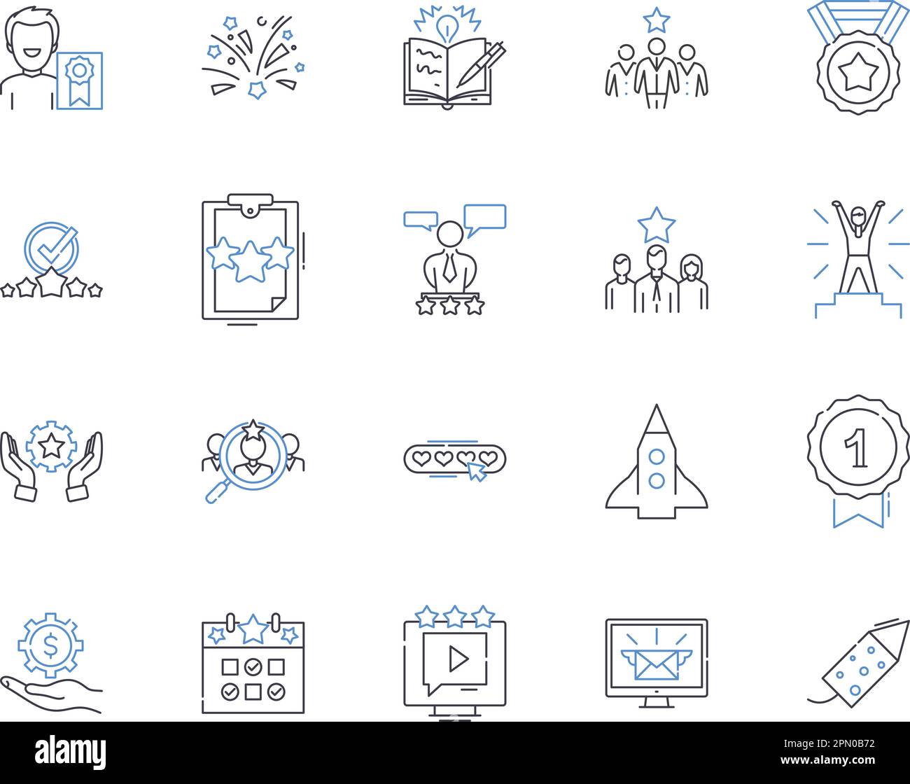 Success and money outline icons collection. Success, Money, Wealth ...