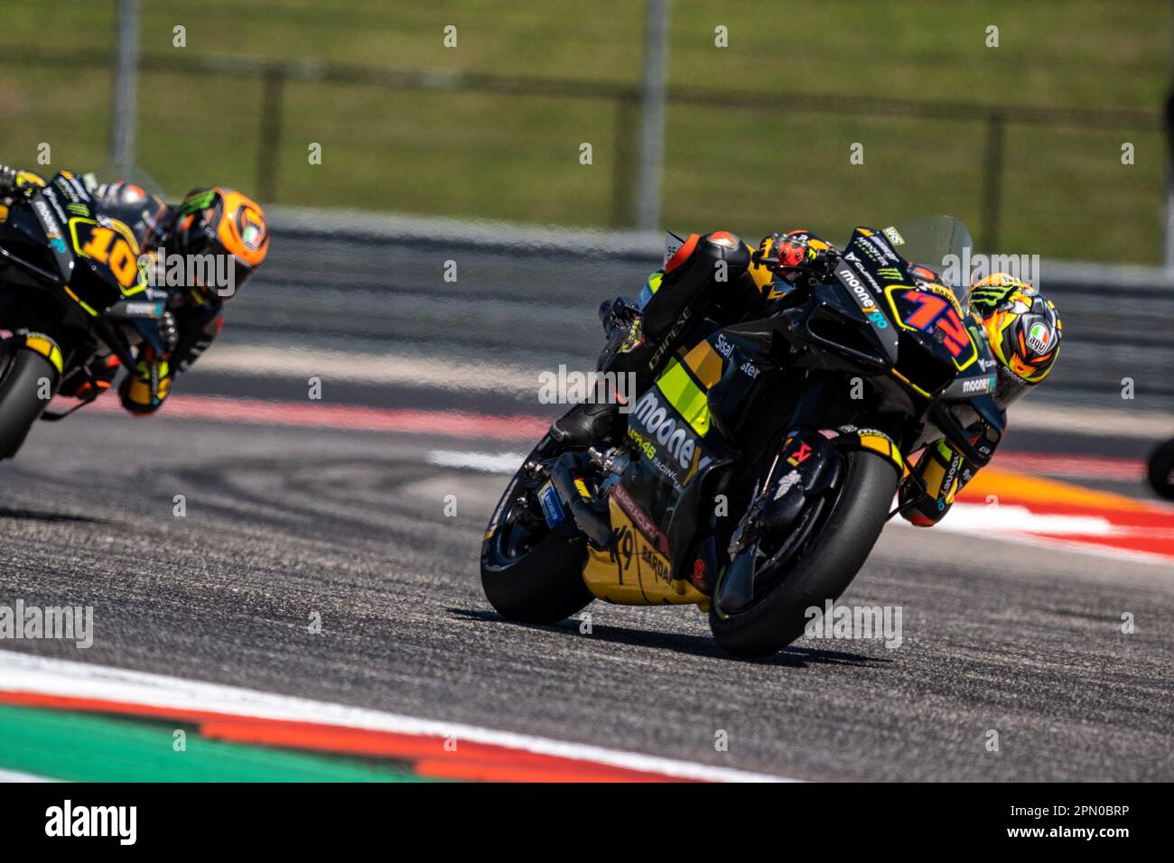 Texas, USA. 15th Apr, 2023. Marco Bezzecchi #72 with Mooney VR46 Racing ...