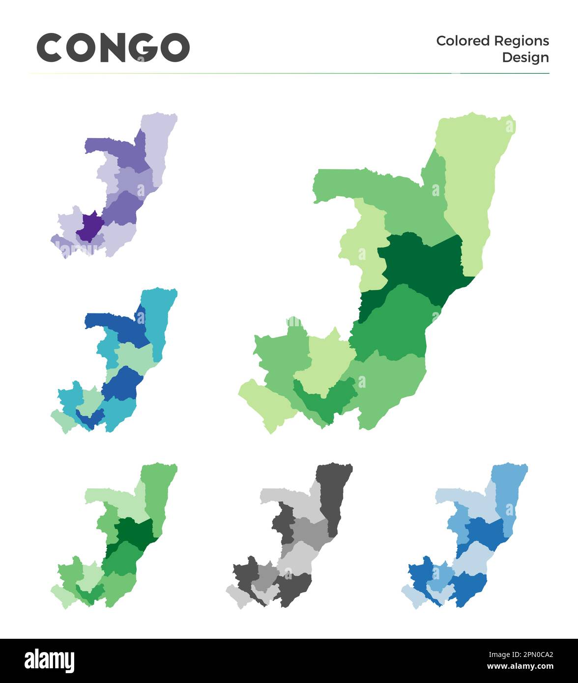 Congo map collection. Borders of Congo for your infographic. Colored ...