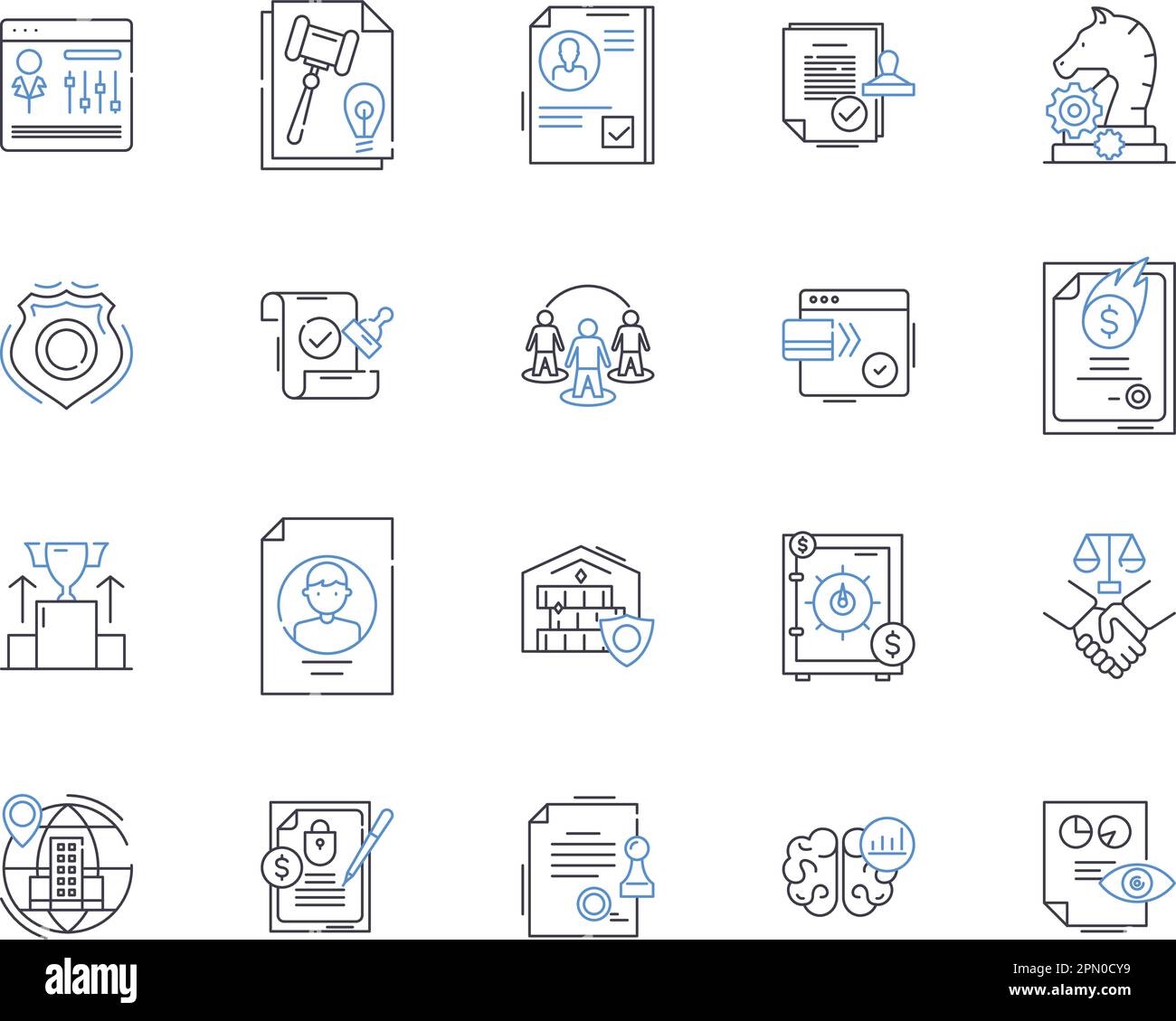 Law department outline icons collection. Law, Department, Judiciary ...