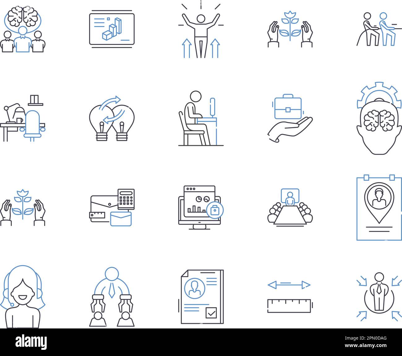 Assessment management outline icons collection. Assessment, Management ...