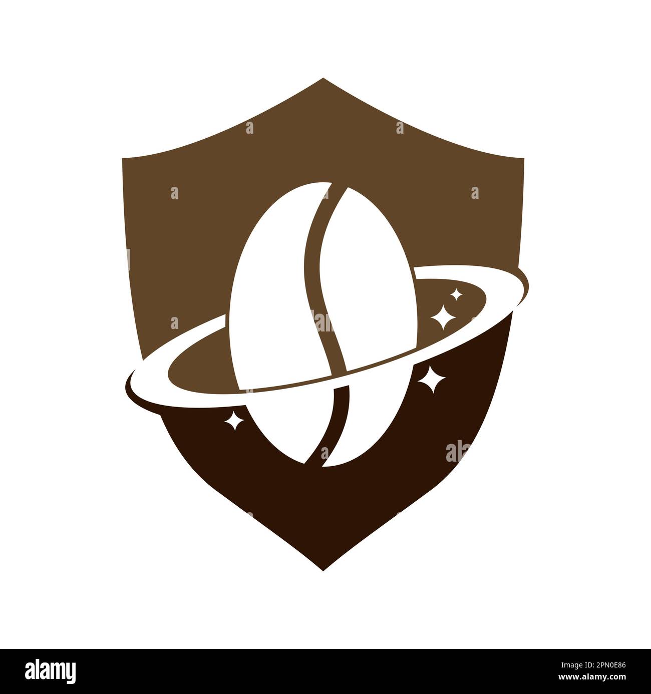 planet coffee logo Stock Vector Image & Art - Alamy
